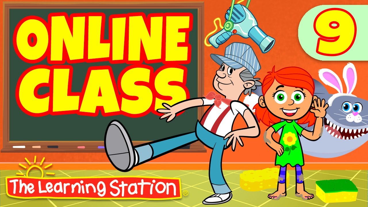 Online / Virtual Classroom #9 ♫ Baby Shark Easter ♫ Kids Learning Songs by The Learning Station