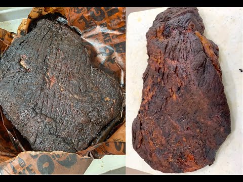 Can a Brisket wrapped in butcher paper be beat? How much meat is to much to eat in one sitting?