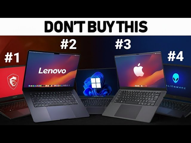 Avoid These Laptop Brands in 2026: A Comprehensive Buyer's Guide ...
