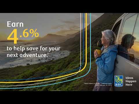 Ideas happen here with the RBC High Interest eSavings Account.