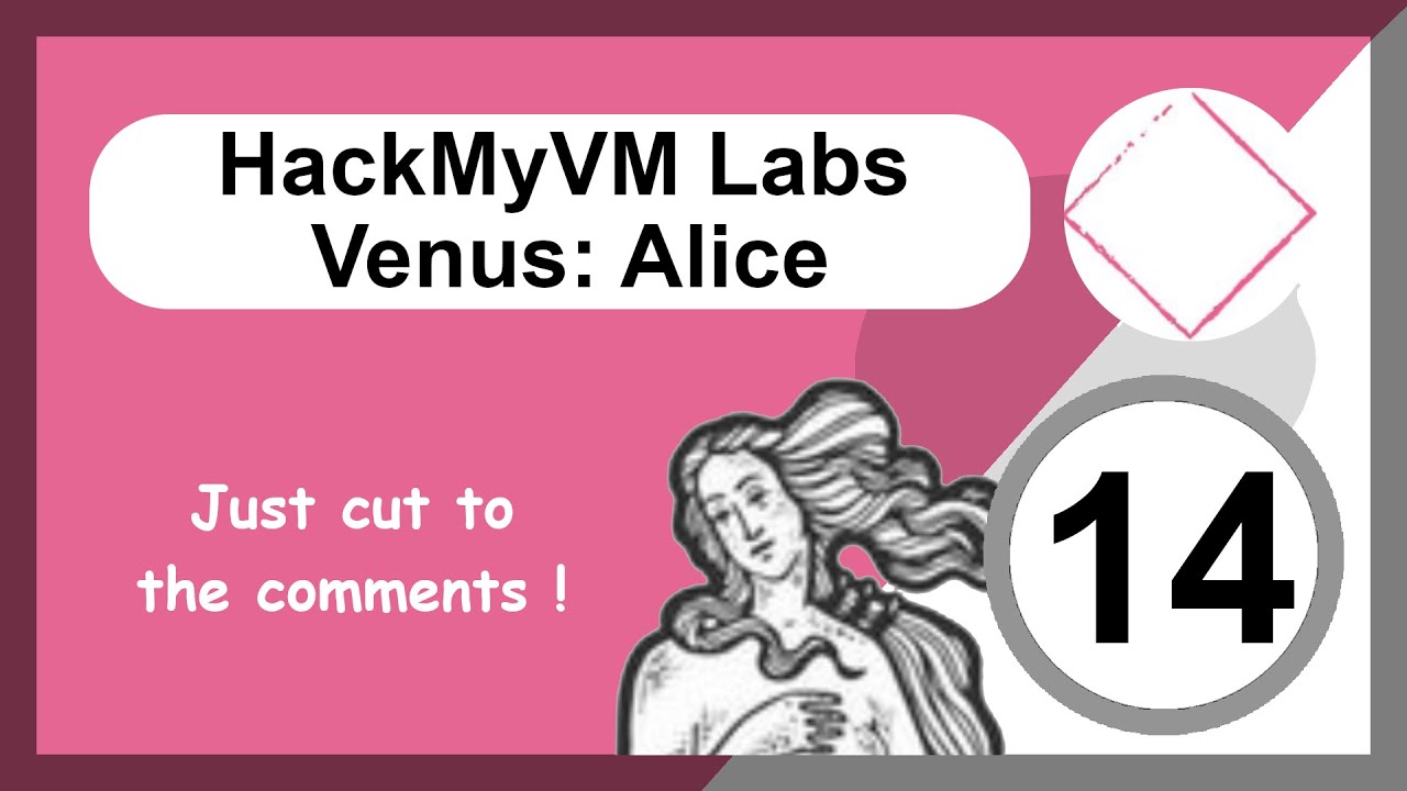 HackMyVM - Venus CTF labs - Level 14: Alice - Linux Cut Command