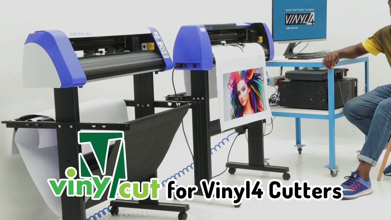 V4-B727: Vinyl4 -Business 720mm Working Area Automatic Contour Cutting Vinyl Cutter, Collection ...