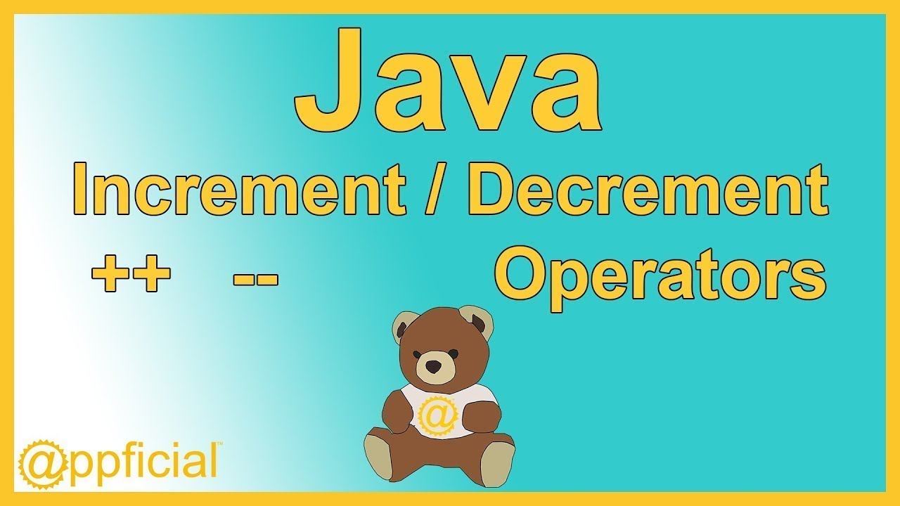 Java Increment and Decrement Operators i++ and i-- by Example - Java Programming Tutorial