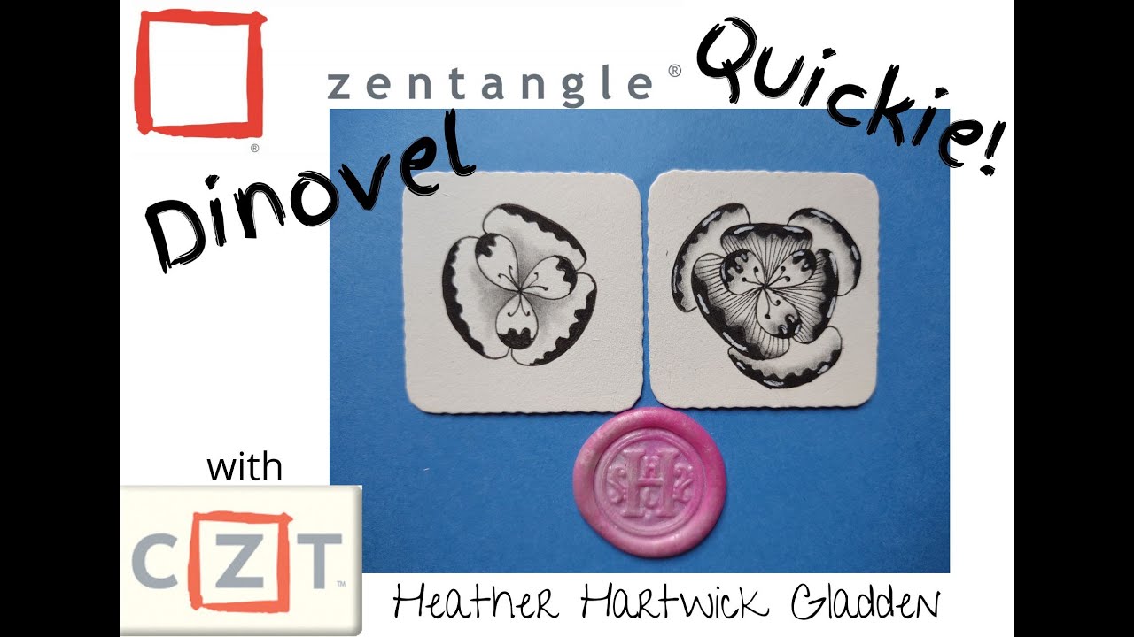 Dinovel | Zentangle® Quickie