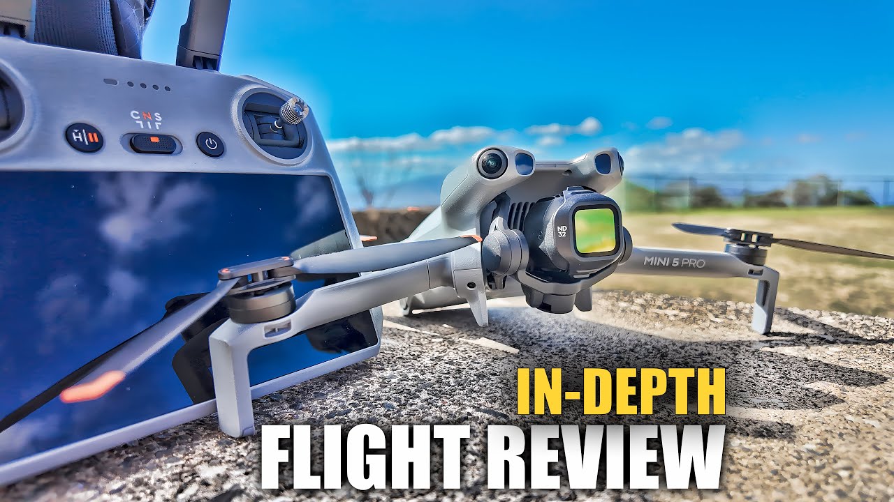 DJI MINI 5 PRO Flight Test Review IN-DEPTH - Fly More Combo PLUS - EXTENDED Batteries
