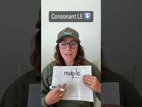 What is consonant le? Check description for more info!