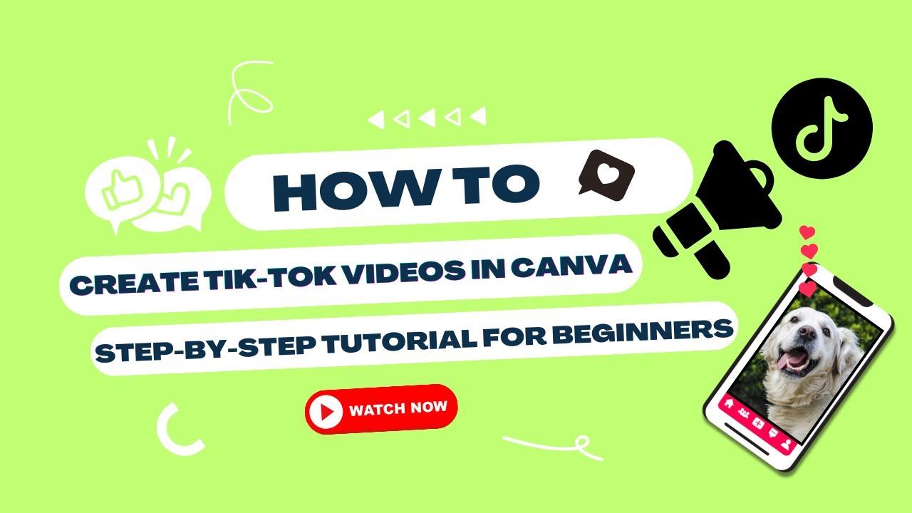 how to make tiktok videos | Easy canva tutorial