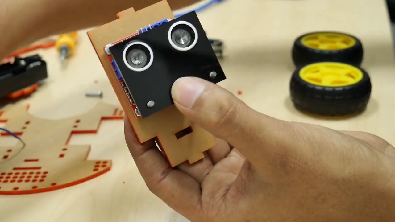 Robot assembly for Introduction to Engineering Programming, KMITL