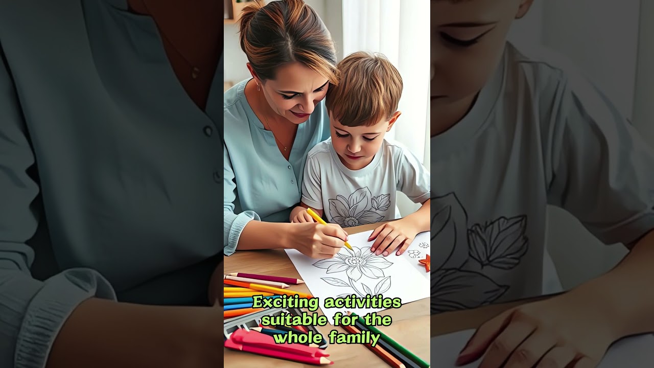 50 Sheet Of Colouring Pages - The Variety Of Beautiful Flowers In The World