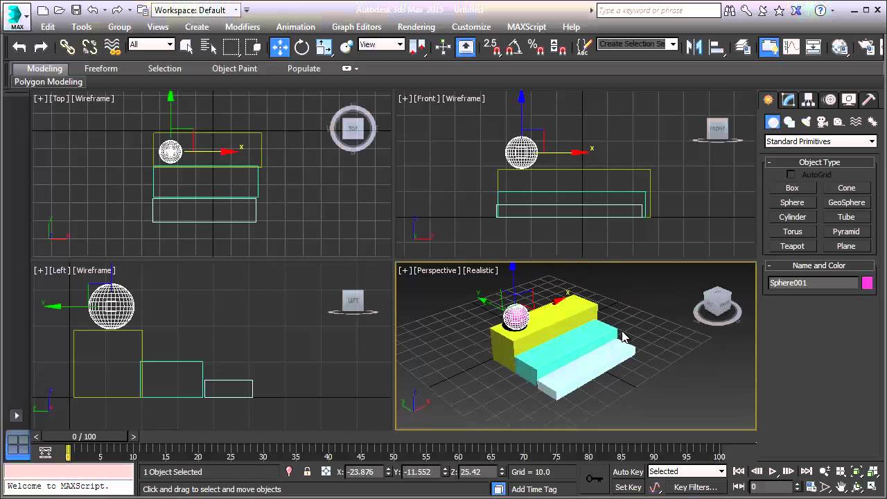 3ds Max Course 2 Standard Primitive