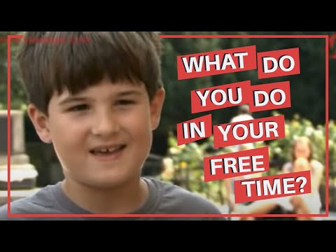 Daily and Free-Time Activities basic…: English ESL video lessons