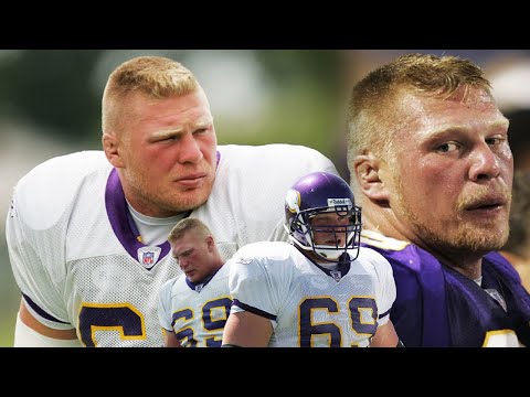 When Brock Lesnar Went To The NFL Because He's A Freak Athlete! | NFL