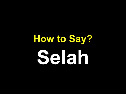 How to Pronounce Selah Correctly | Bible Word Meaning & Pronunciation