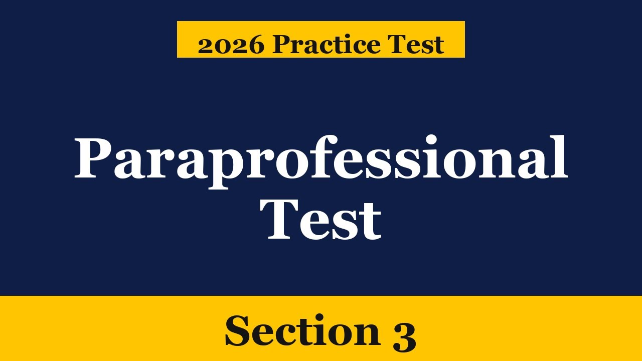 Paraprofessional Practice Test 2026 — Section 3: Mathematics (30 Questions)