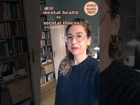 How to say MENTAL HEALTH in Spanish. #medicalspanish #spanishfordoctors #mentalhealthday