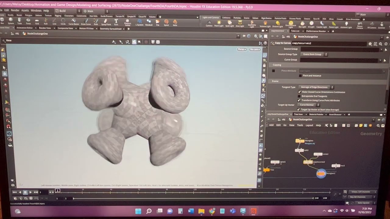 Houdini Node Experiment Explanation