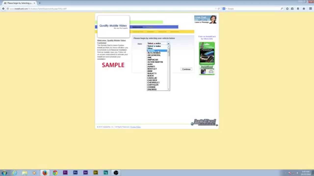 Installcard Appointment Tutorial - Schedule your car video and car audio installation