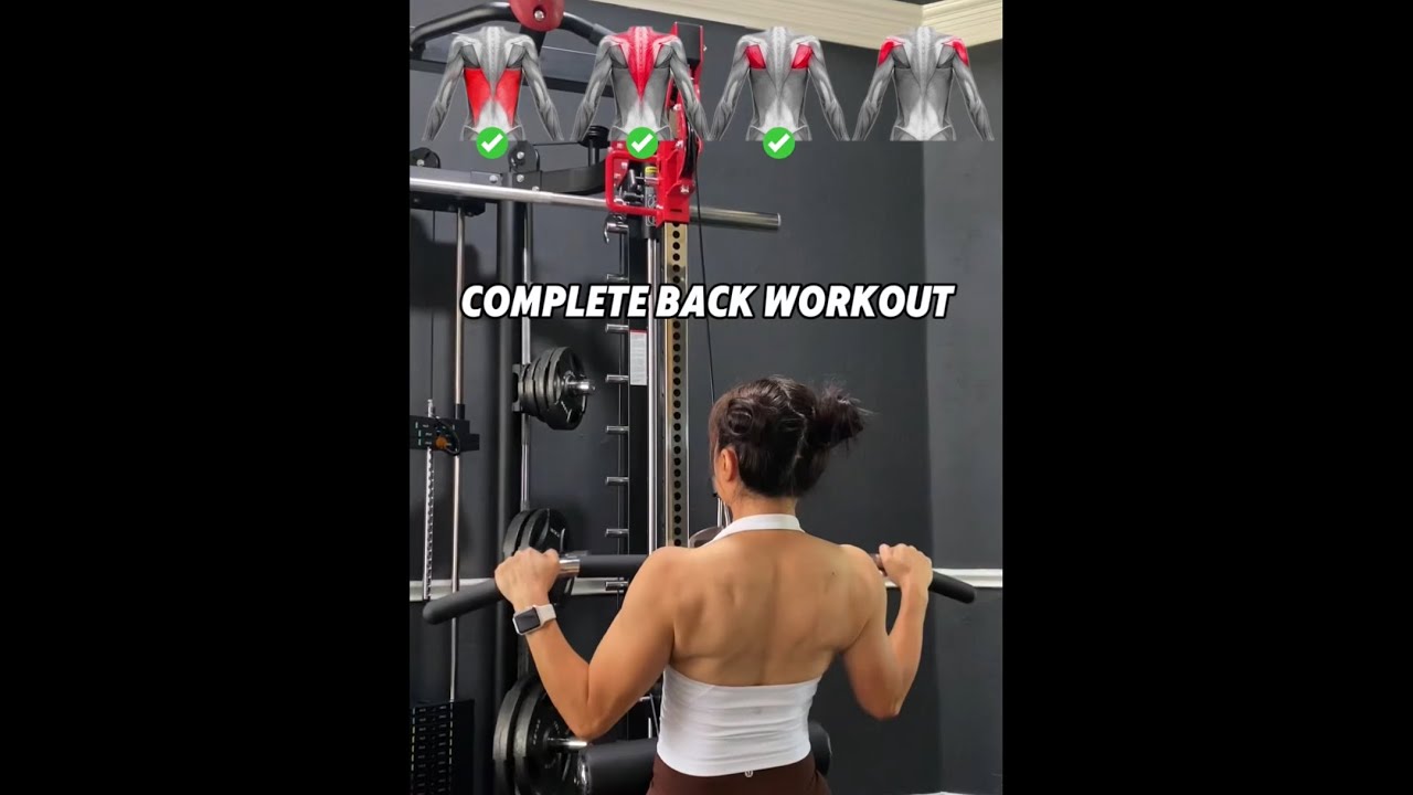 A complete back workout only requires these key exercises: