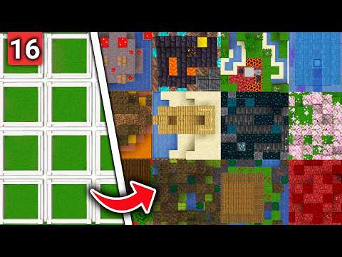 I Miniaturized All 65 Biomes In Minecraft Hardcore