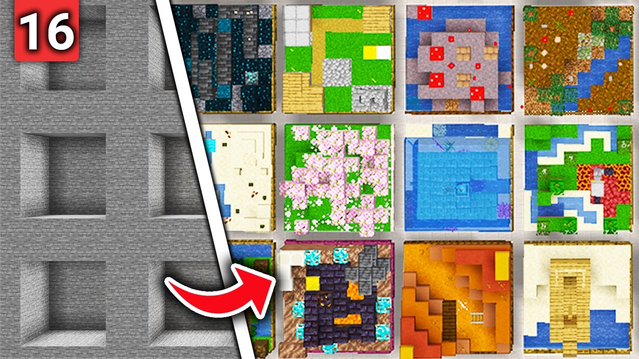 I Made Every Biome in Minecraft Hardcore