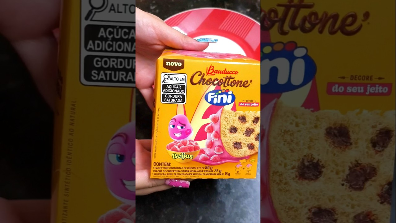 Bauducco Chocottone Fini Beijos #bauducco #chocotone #fini #beijo #panettone #lançamento #natal