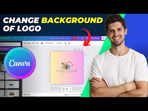 How To Change Background of Logo in Canva Easily!