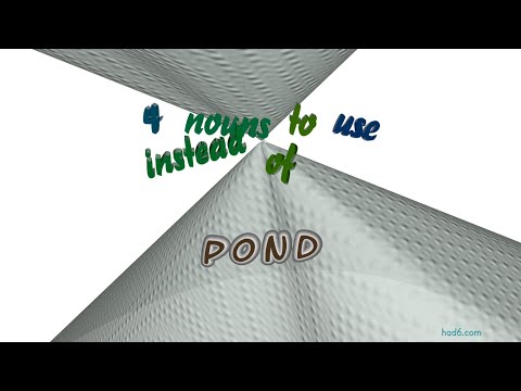 pond - 4 nouns synonym to pond (sentence examples)