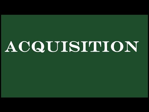 Acquisition Word Meaning With Example