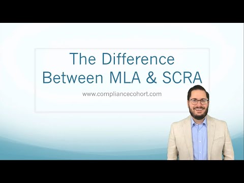 The Difference Between MLA & SCRA