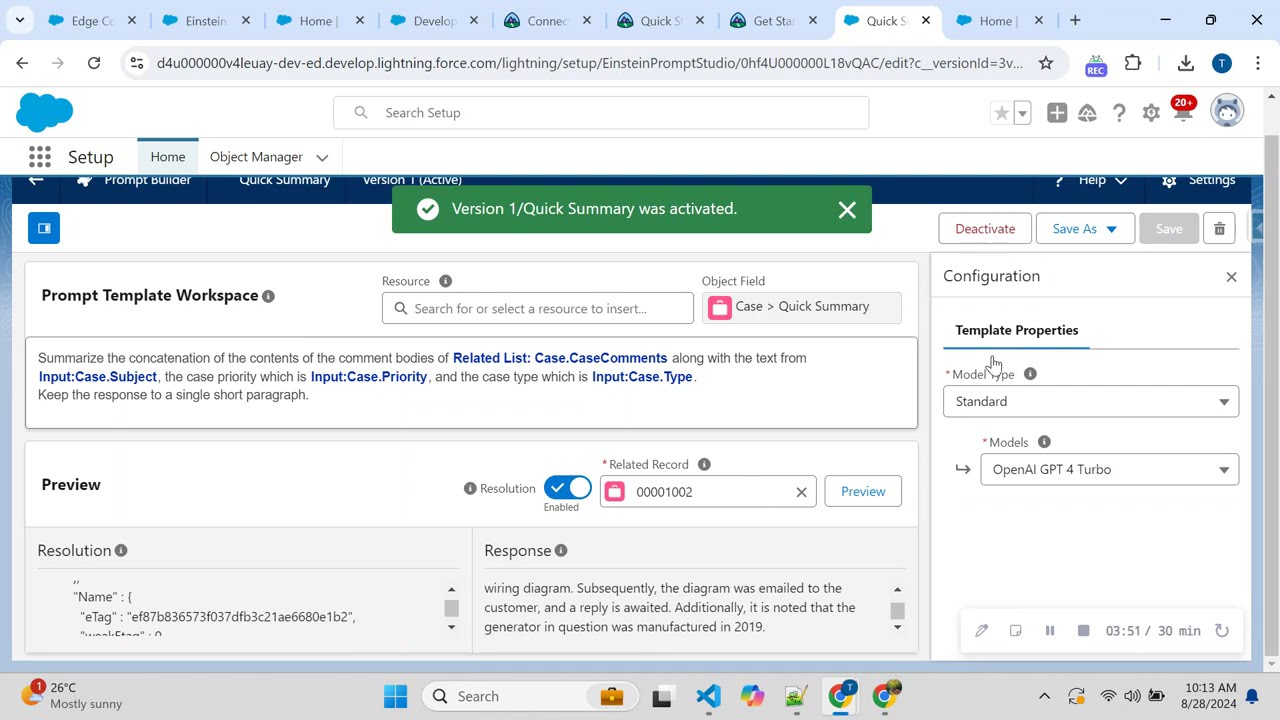 GET STARTED WITH PROMPT BUILDER | QUICK START: PROMPT BUILDER #salesforce #trailhead