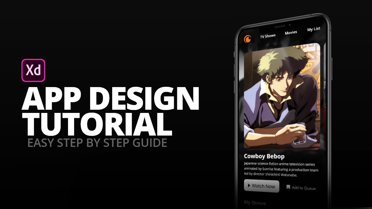 Adobe XD Dark Theme App Design Tutorial for Beginners