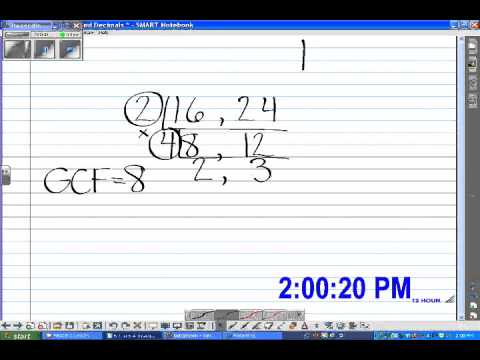 Finding the Greatest Common Factor (GCF) of numbers with "Tutor with Angel"