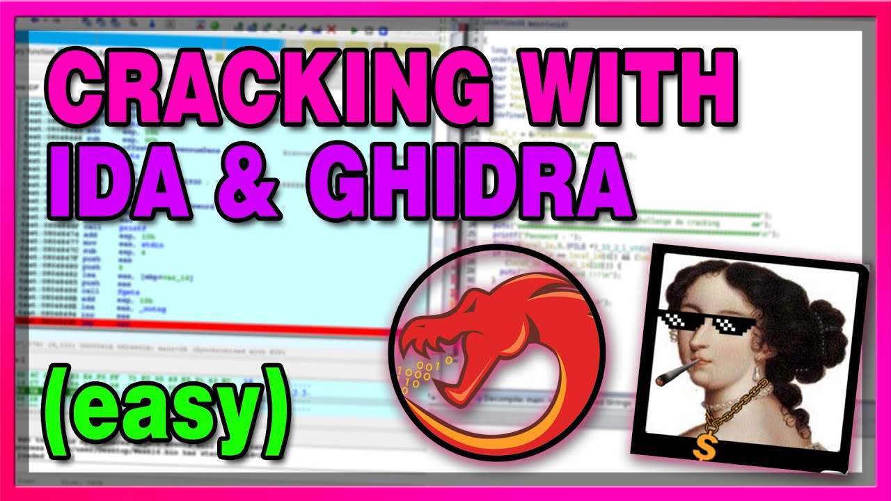 *EASY* Cracking and Reverse Engineering Using IDA and Ghidra | Reverse Engineering Tutorial