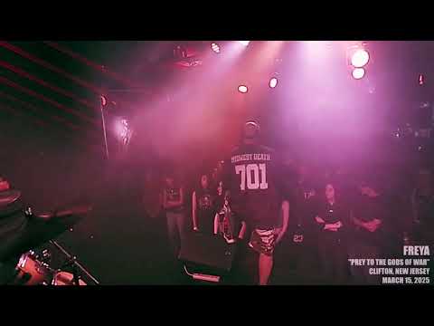 FREYA "Prey To The Gods Of War" (Live at Dingbatz Clifton, NJ) March 15, 2025