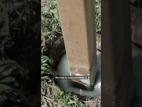 Easy fence install with expanding foam (Sika PostFix), Mike Holmes demo