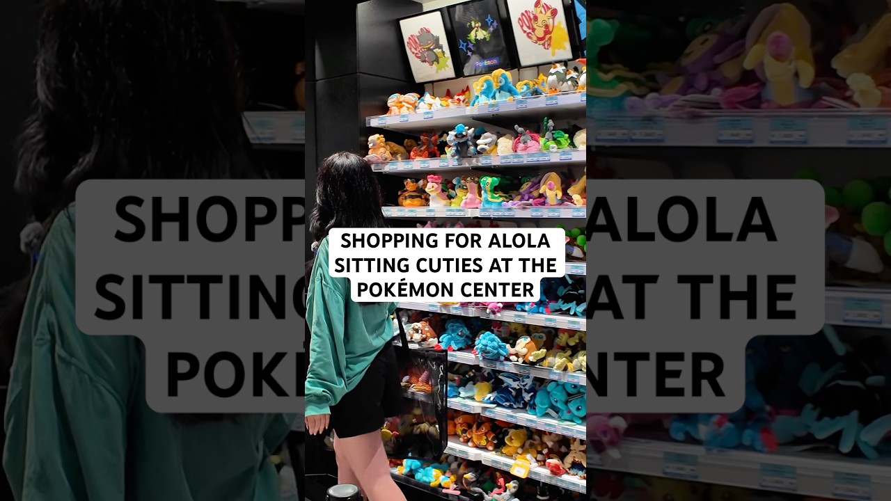 Alola sitting cuties Pokémon Center haul!!!! #pokemoncenter #pokemoncollector #pokemonplush