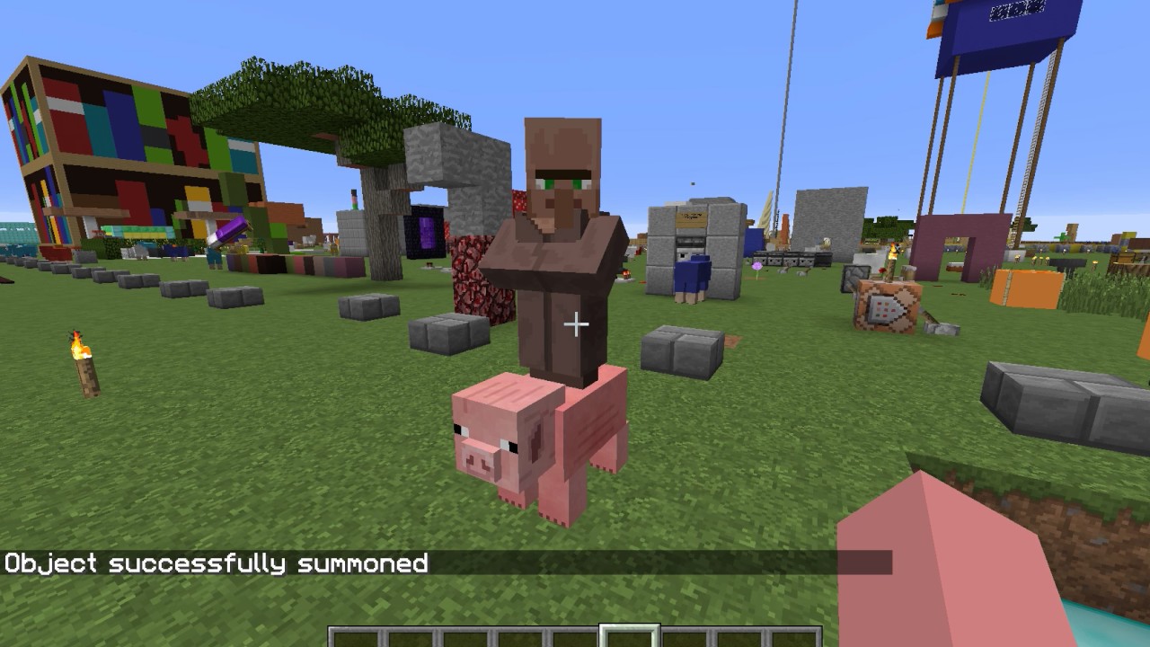 How to stack mobs in Minecraft