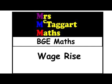 Wages - calculating a wage rise