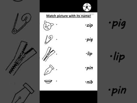 "I" Letter CVC Words with practice worksheet|| CVC words