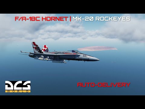 DCS World | F/A-18C Hornet | Mk20 Rockeye Auto Mode Tutorial