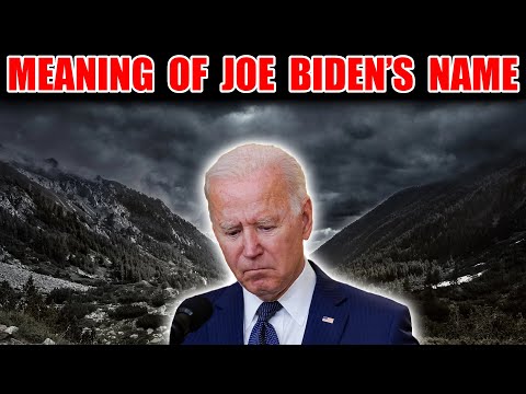 Shocking Info! Meaning Of Joe Biden's Name. Valley of Shadow of Death In Psalms 23 Dark Day Prophecy