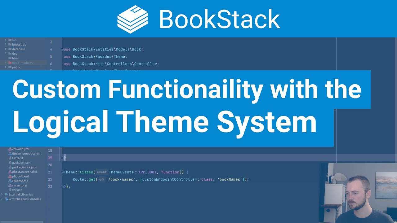 Extend BookStack Functionality using the Logical Theme System