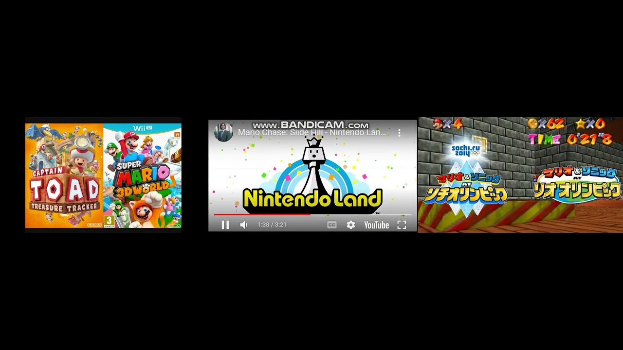 Super Mario 64 Slider Theme Mashup: Wii U Games Mix