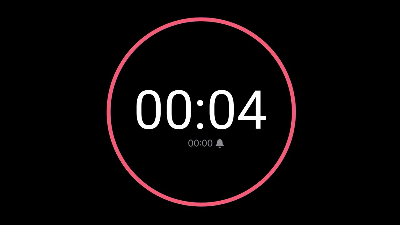 4 Second Countdown Timer / iPhone Timer Style