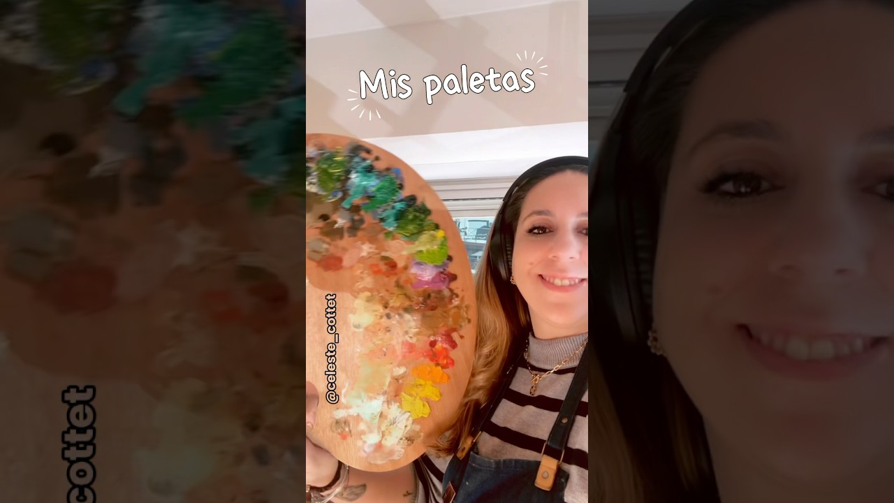The best palettes for painting 🎨🫟 #art #brushes #artforbeginners #tutorial #oil #painting