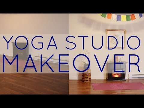 Yoga Studio Makeover - DIY Decor