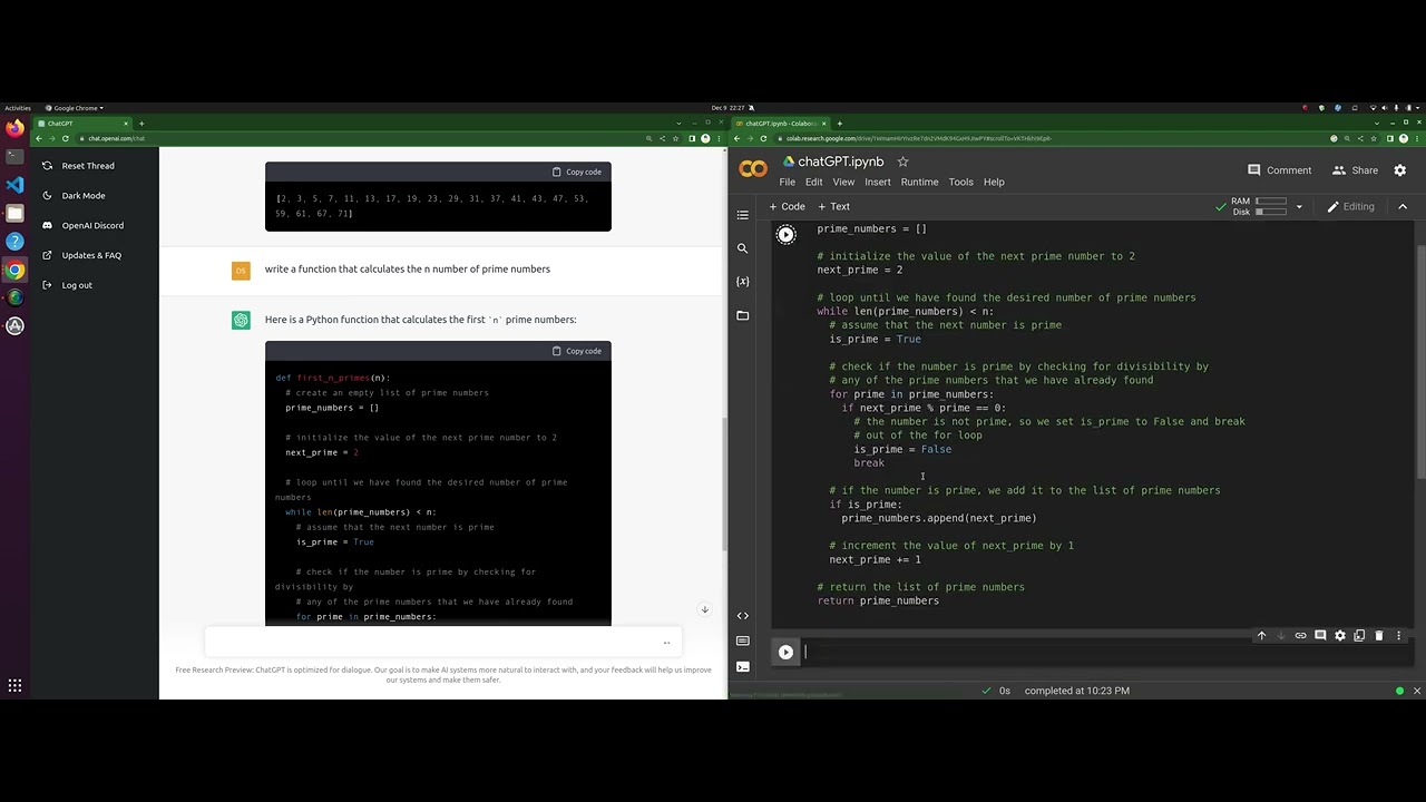 [34] ChatGPT can write python code for you!