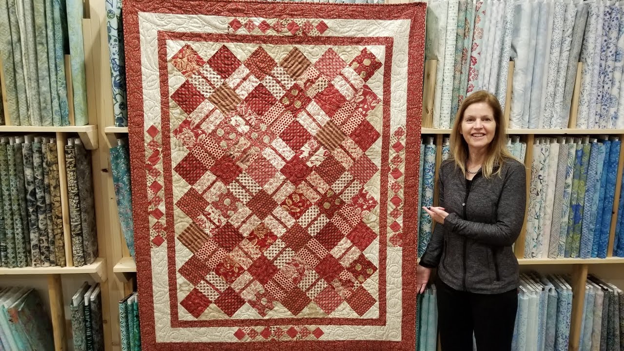 1 Layer Cake = 1 Quilt! Ribbons FREE pattern tutorial :)