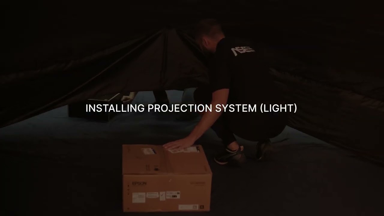 Setup inflatable planetarium (inflatable planetarium manual)