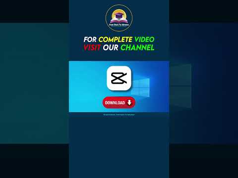 How To DOWNLOAD & INSTALL CapCut in 2024 || Windows 11,10,8,7 || Computer/Laptop || CapCut